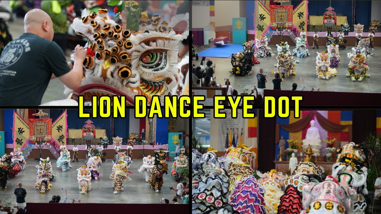 Lion Dance Eye Dot - On Ngai Lion Dance Sport Association - YouTube