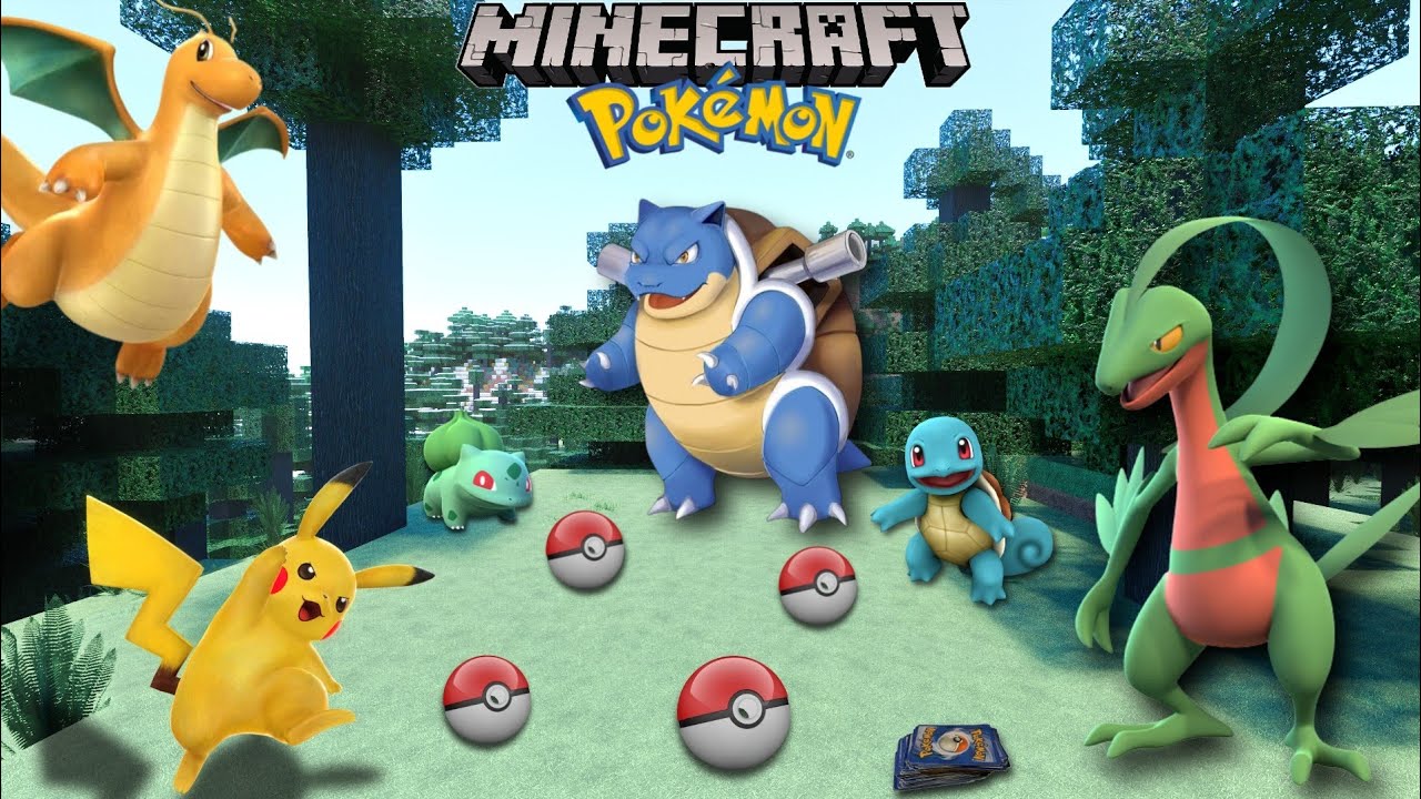 I Turned Minecraft Into RTX Pokémon World with Minecraft Mods 😍 - YouTube