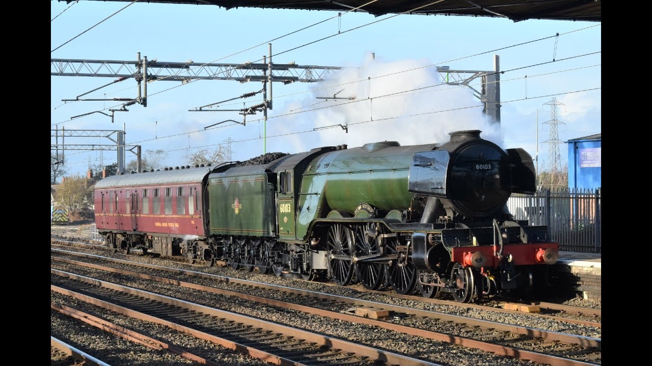 LNER Class A3 Pacific 60103 Flying Scotsman, 5Z78 East Lancs Railway to ...