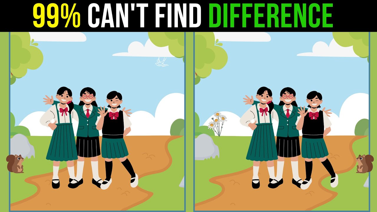 Can You Find Them All? Spot the Difference Game REVEALED [ Find The ...