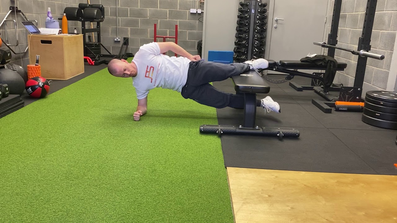 Bent Knee Copenhagen Plank - YouTube