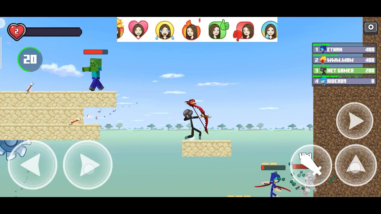 stickman combat gameplay #1 - YouTube