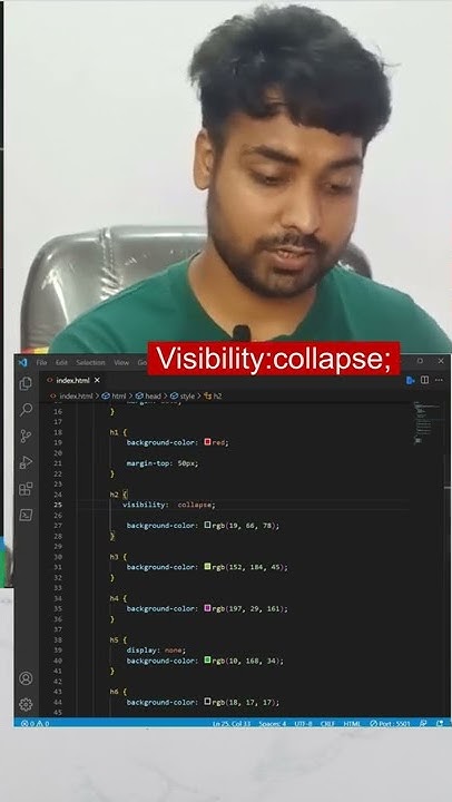 Visibility Collapse In CSS - YouTube