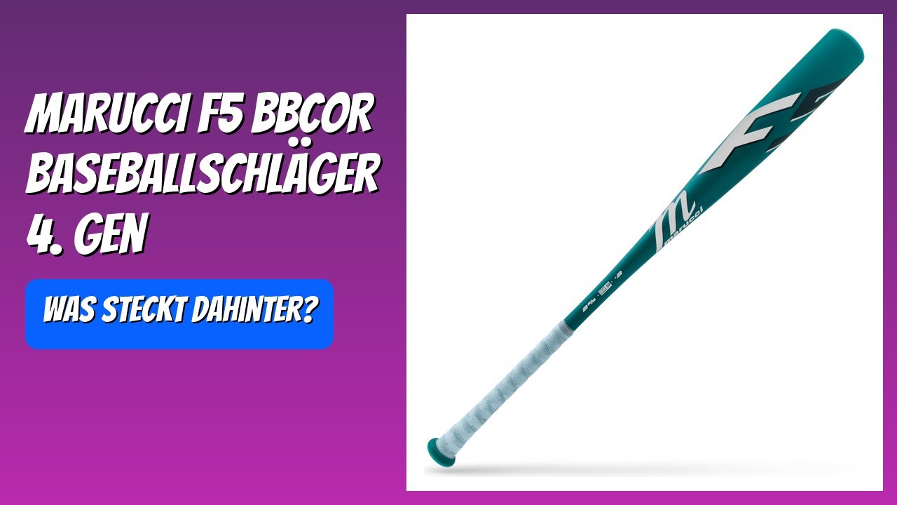 BEWERTUNG (2025): MARUCCI F5 BBCOR Baseballschläger 4. Gen. WESENTLICHE ...