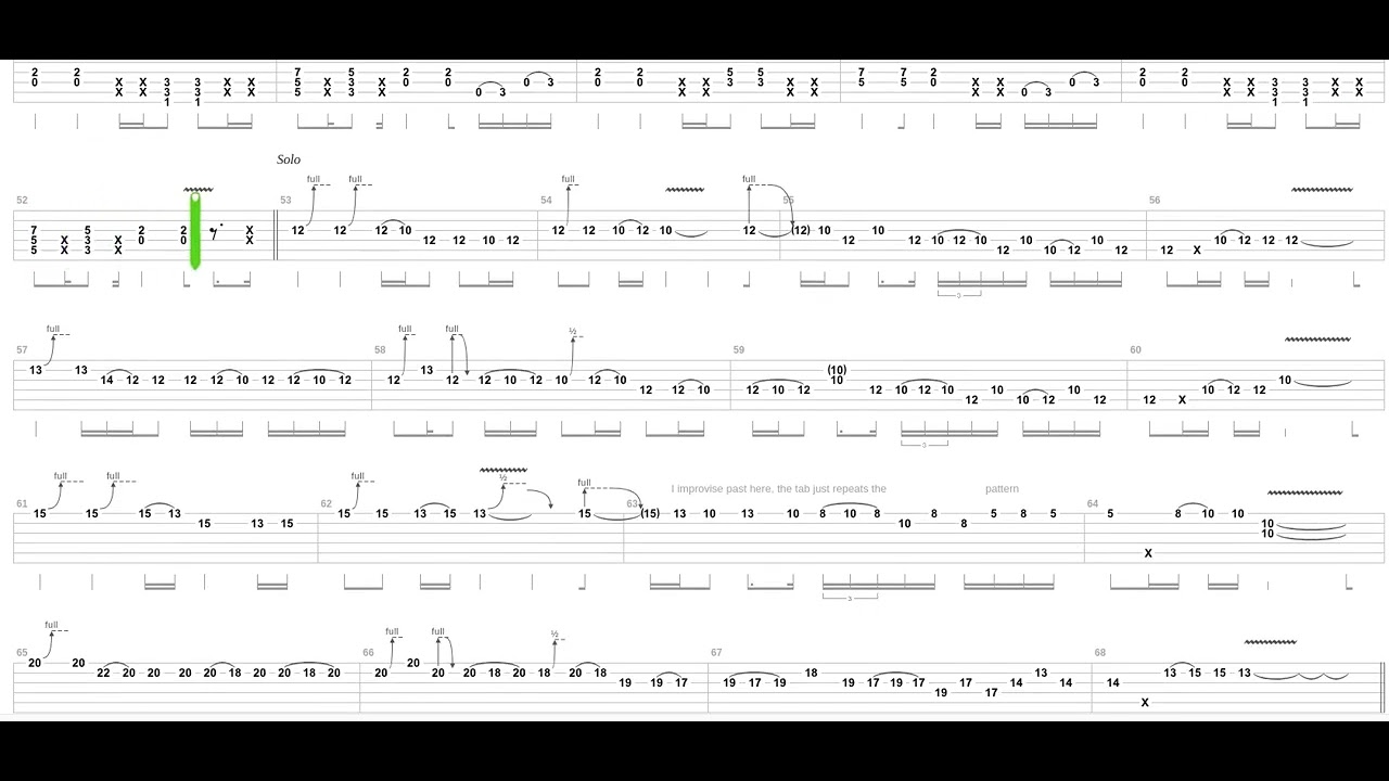 Stone The Crow Tab by Down + Guitar only + Guitar tab - YouTube