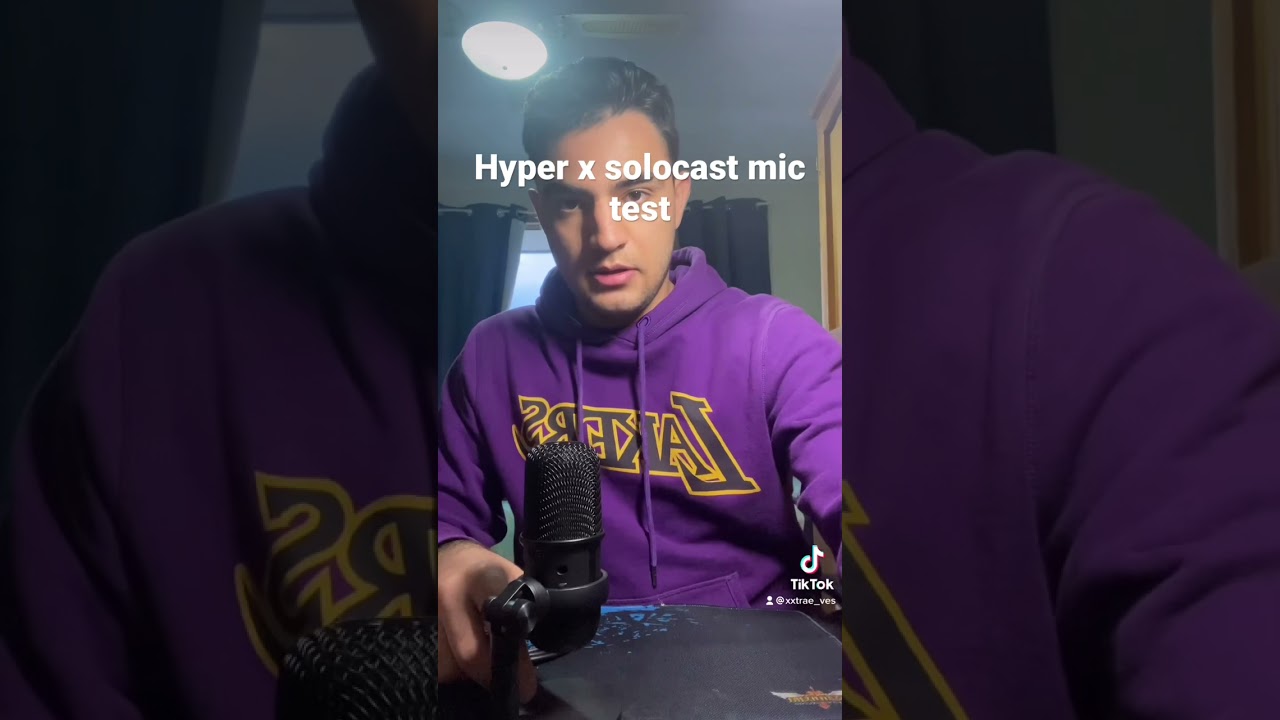 Hyper X solo cast Microphone review - YouTube