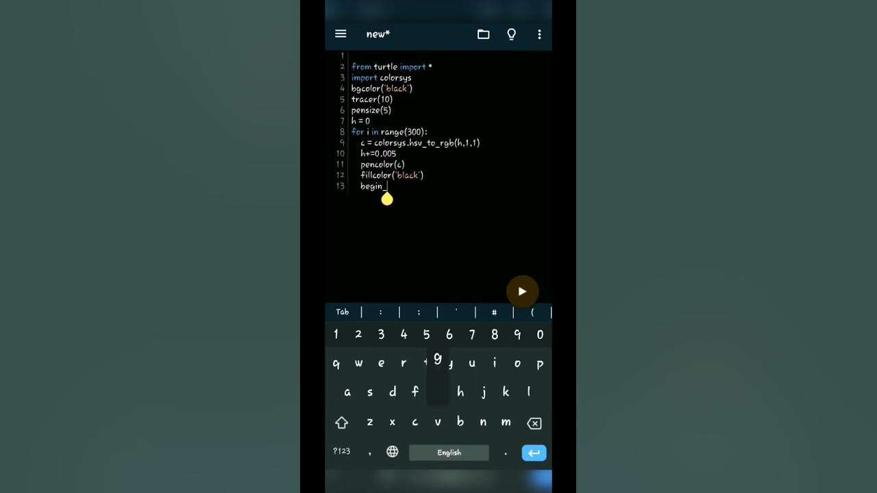 Python Code For Turtle Graphic Design Python Codingshorts Codingninja Programming