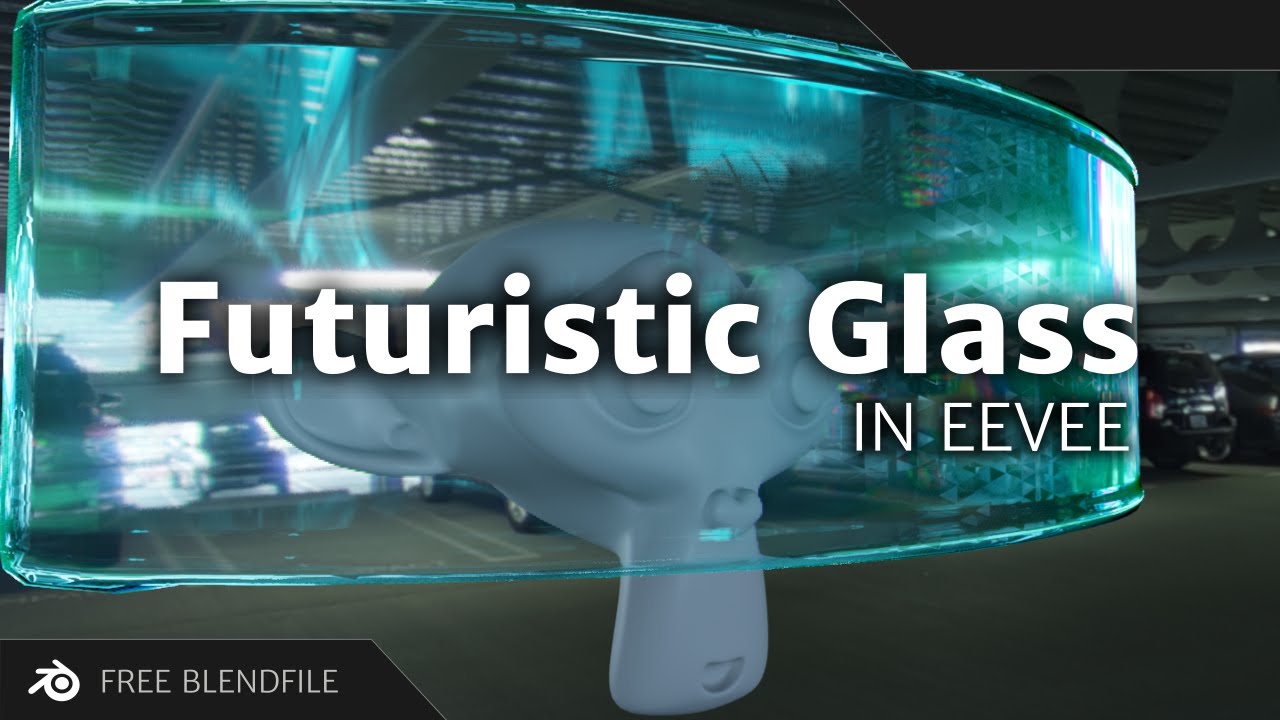 EXP 003: Futuristic Glass in Eevee - YouTube