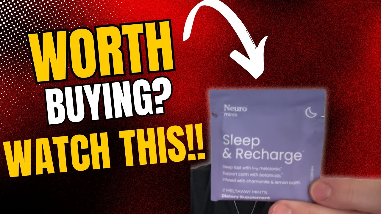 Review of NeuroGum Sleep & Recharge Melts - YouTube