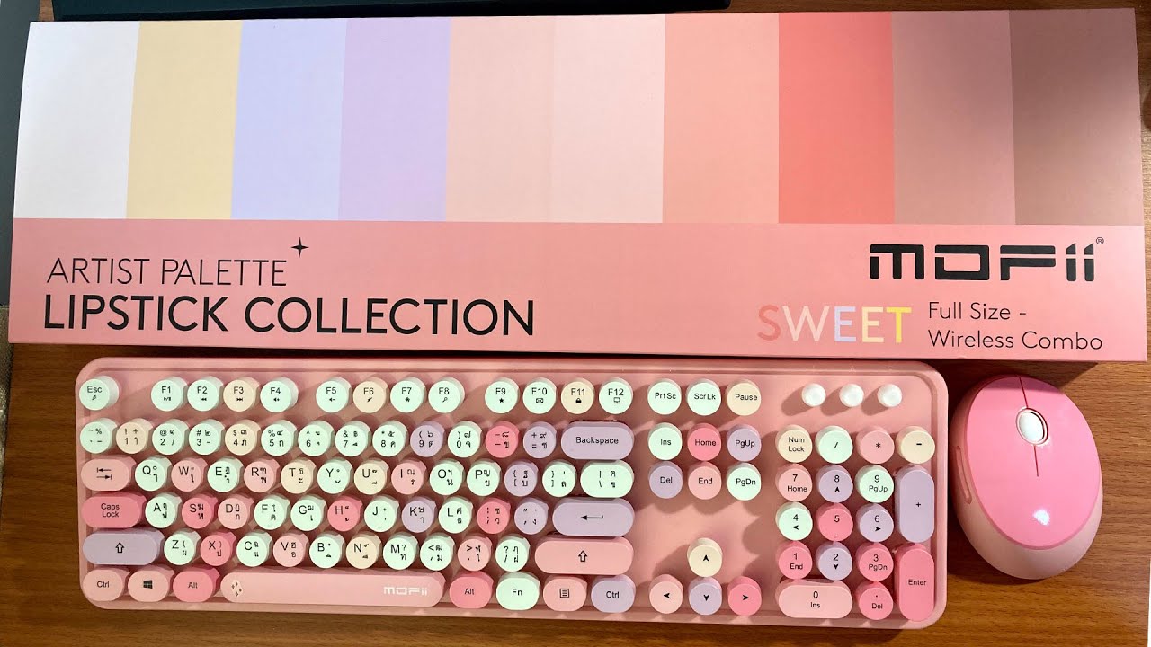 [Review] MOFii Wireless Keyboard+Mouse Sweet Artist Palette [Lipstick ...