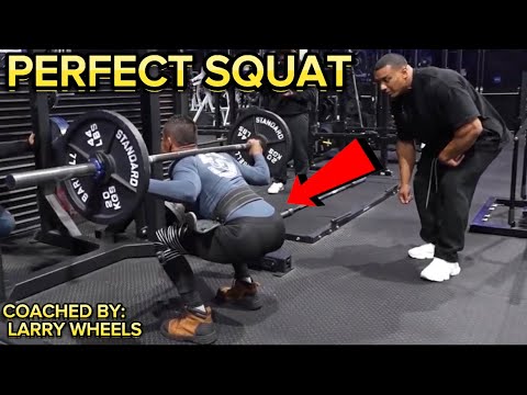 LARRY TEACHES CAMPEON HOW TO SQUAT!!! - YouTube