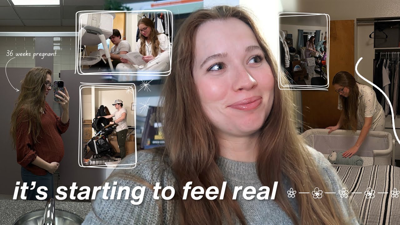 preparing for our first baby (one month left!!) - YouTube