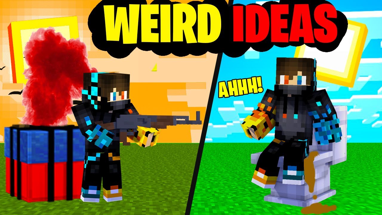 Your Most Weird Ideas In Minecraft😵| Minecraft Hindi - YouTube