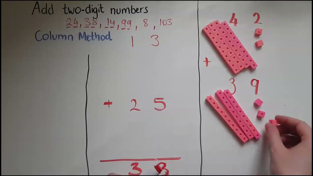 E2.5.1. Functional Skills Maths Entry 2: Add two-digit numbers - YouTube