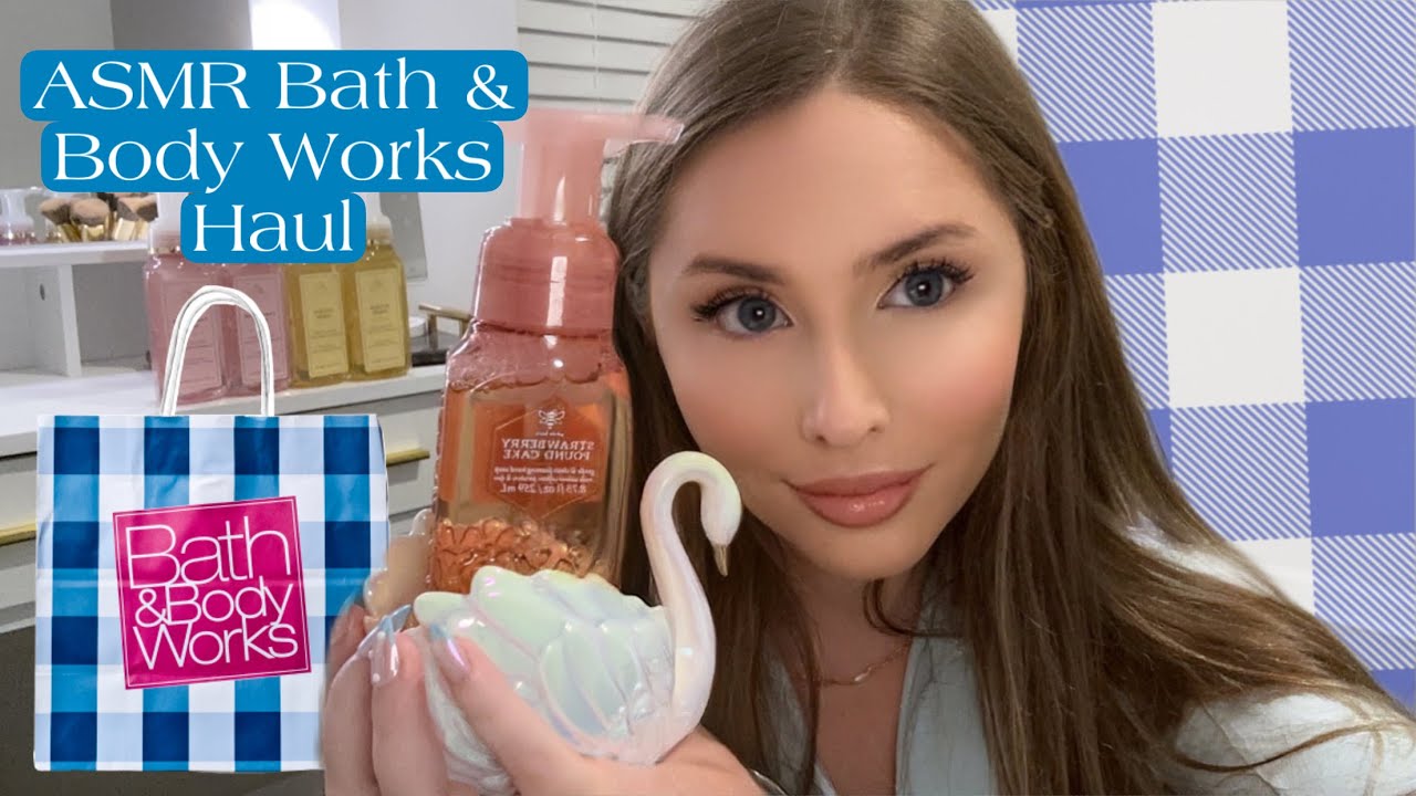 ASMR Bath & Body Works Haul | Tapping, Scratching, Soft Spoken - YouTube