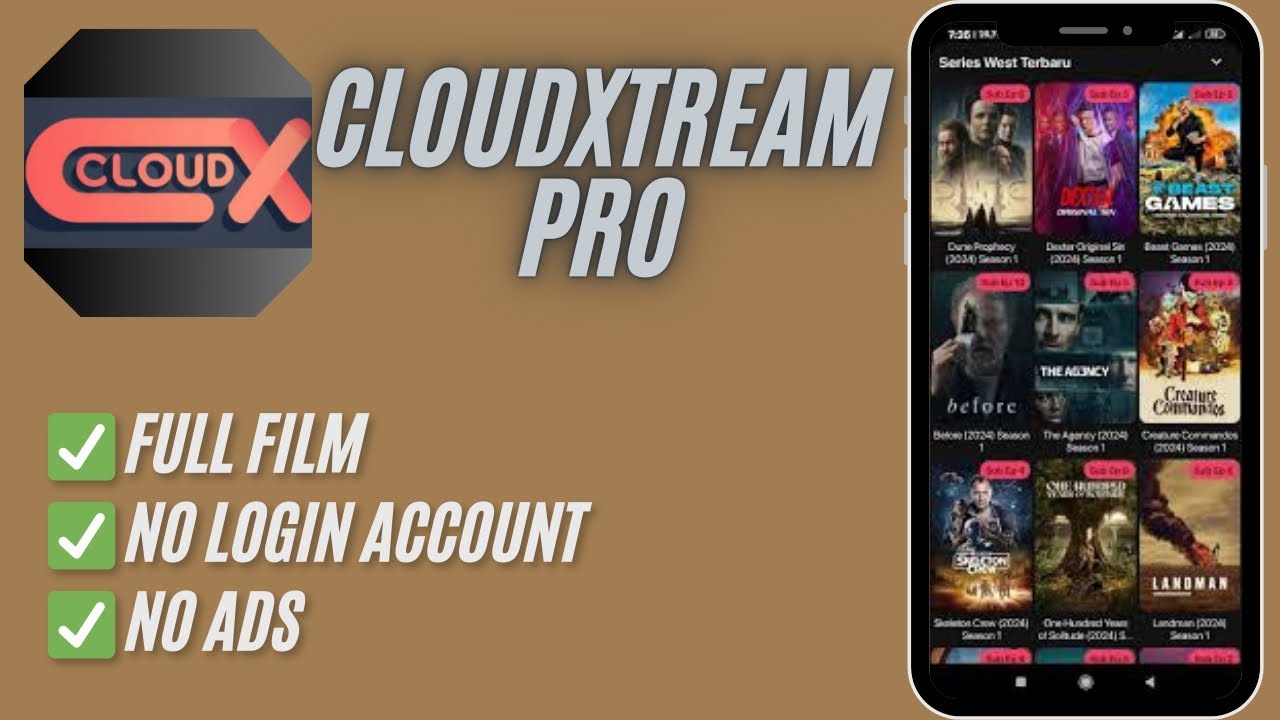 NEW APLIKASI CLOUDXTREAM PREMIUM MOD 2025 - YouTube