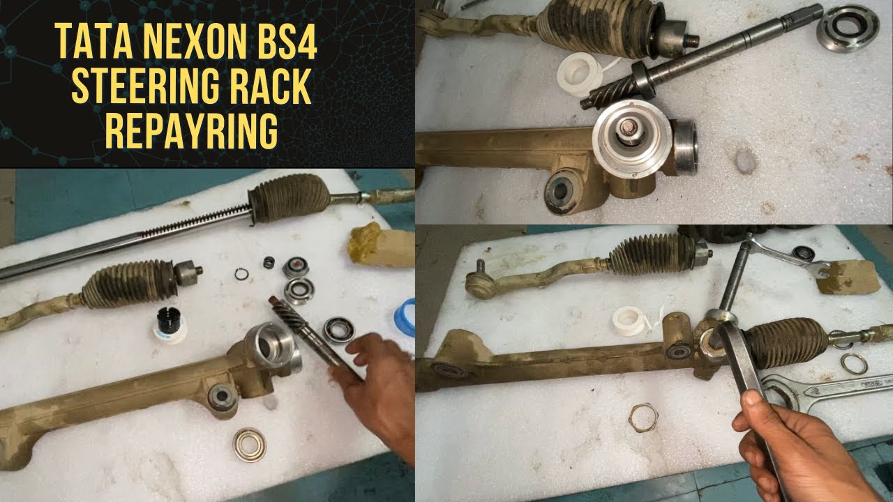 Tata nexon steering rack repair // how to Tata nexon steering rack ...