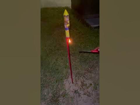 Firework Rocket Gone Wrong! - YouTube