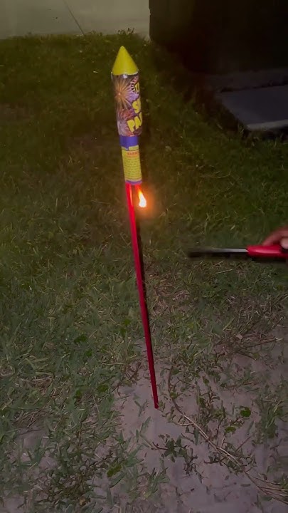 Firework Rocket Gone Wrong! - YouTube