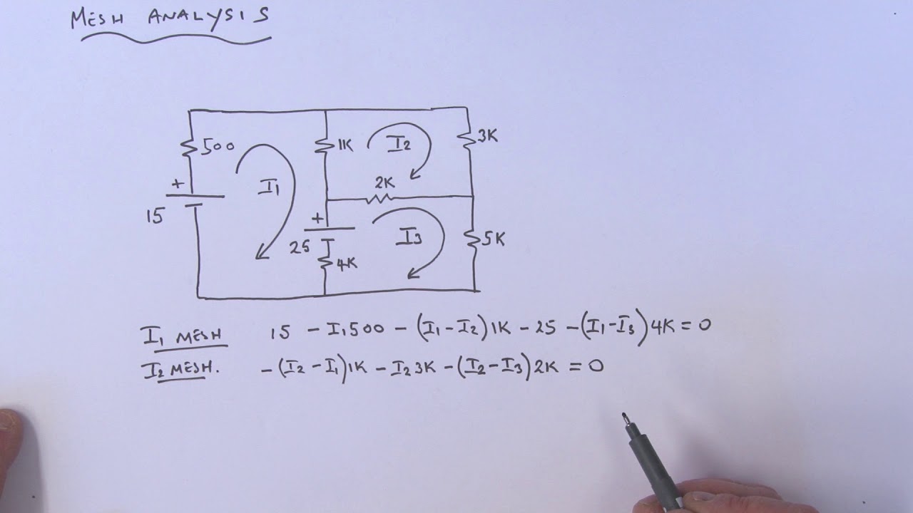 Mesh Analysis Part 4 - YouTube