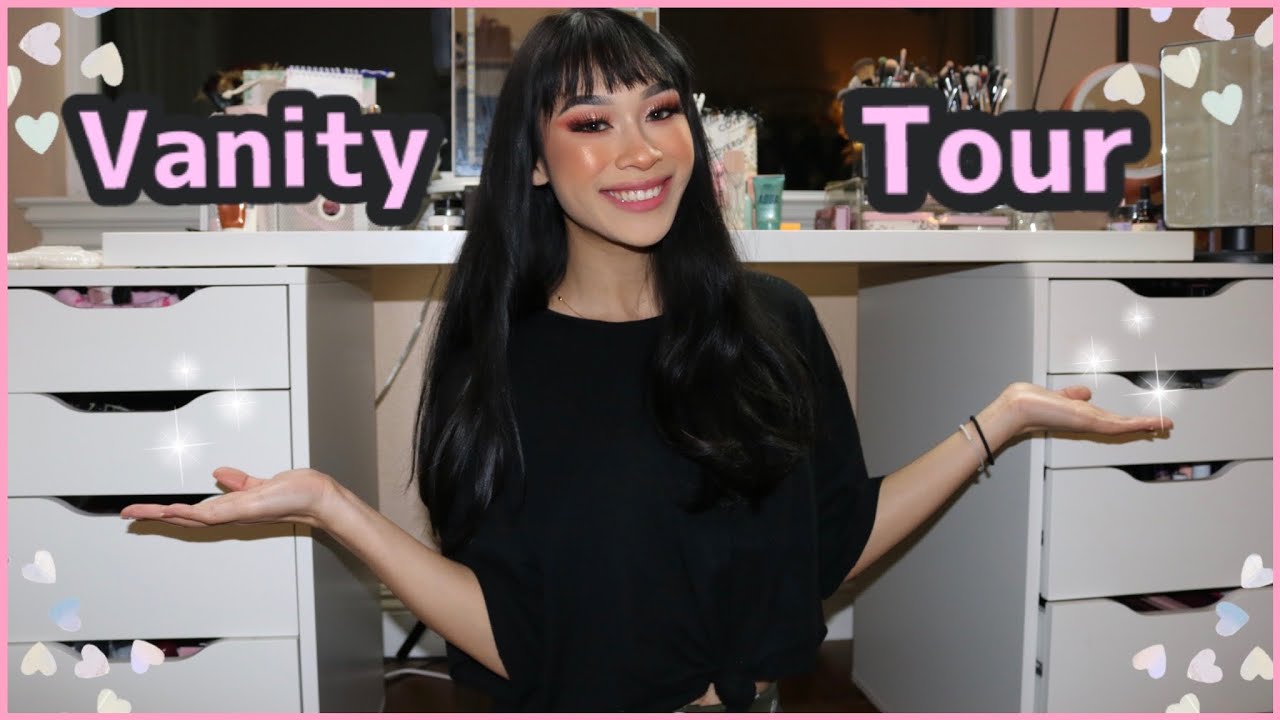 UPDATED VANITY TOUR + MY FILMING AREA - YouTube