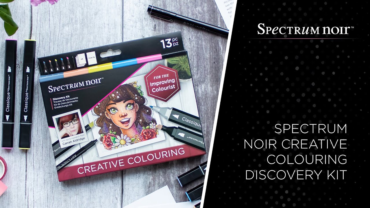 Introduction: Spectrum Noir Creative Colouring Discovery Kit - YouTube