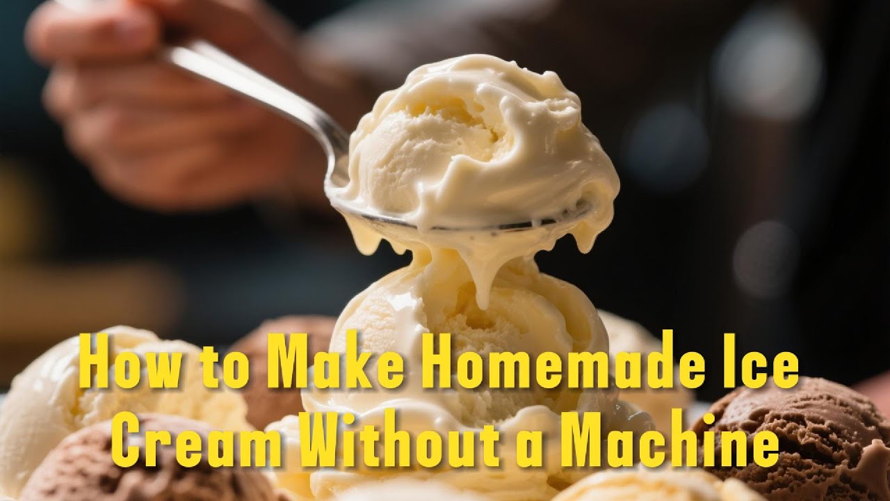 How to Make Homemade Ice Cream Without a Machine | Easy No-Churn Recipe ...