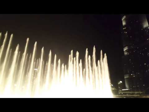 BURJ KHALIFE DUBAI (WATER FOUNTAIN) - SU GÖSTERİSİ DUBAİ - GEZİYORUM