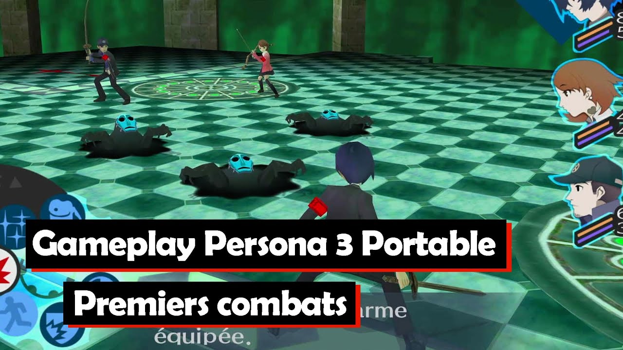Persona 3 Portable Gameplay - Premiers combats - YouTube