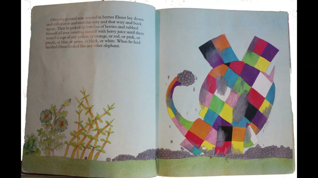 Elmer the Elephant / Read Aloud - YouTube