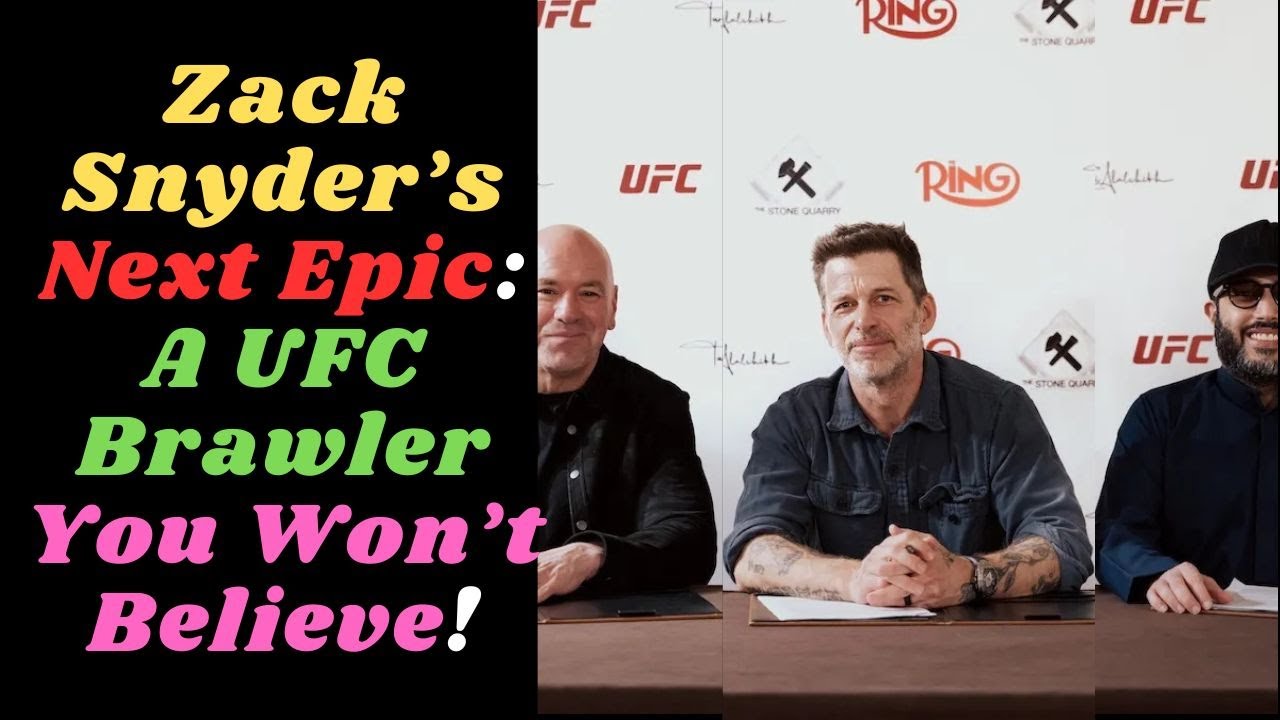 Zack Snyder’s Next Epic: A UFC Brawler You Won’t Believe! #zacksnyder # ...