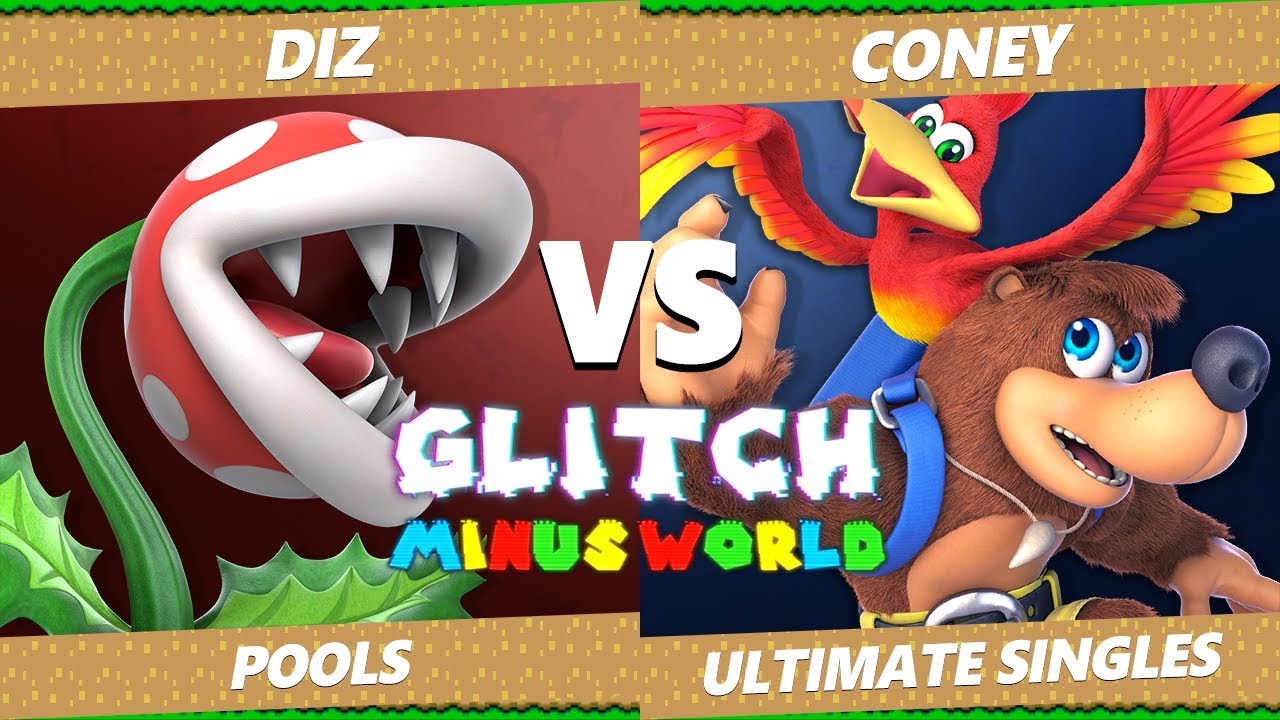Glitch 7 SSBU - DiZ (Piranha Plant) Vs. PG | Coney (Banjo) Smash ...