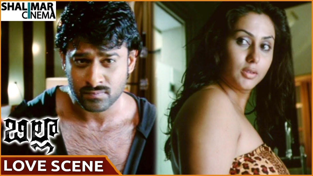 Billa Movie || Prabhas & Namitha Superb Love Scene || Prabhas, Krishnam ...