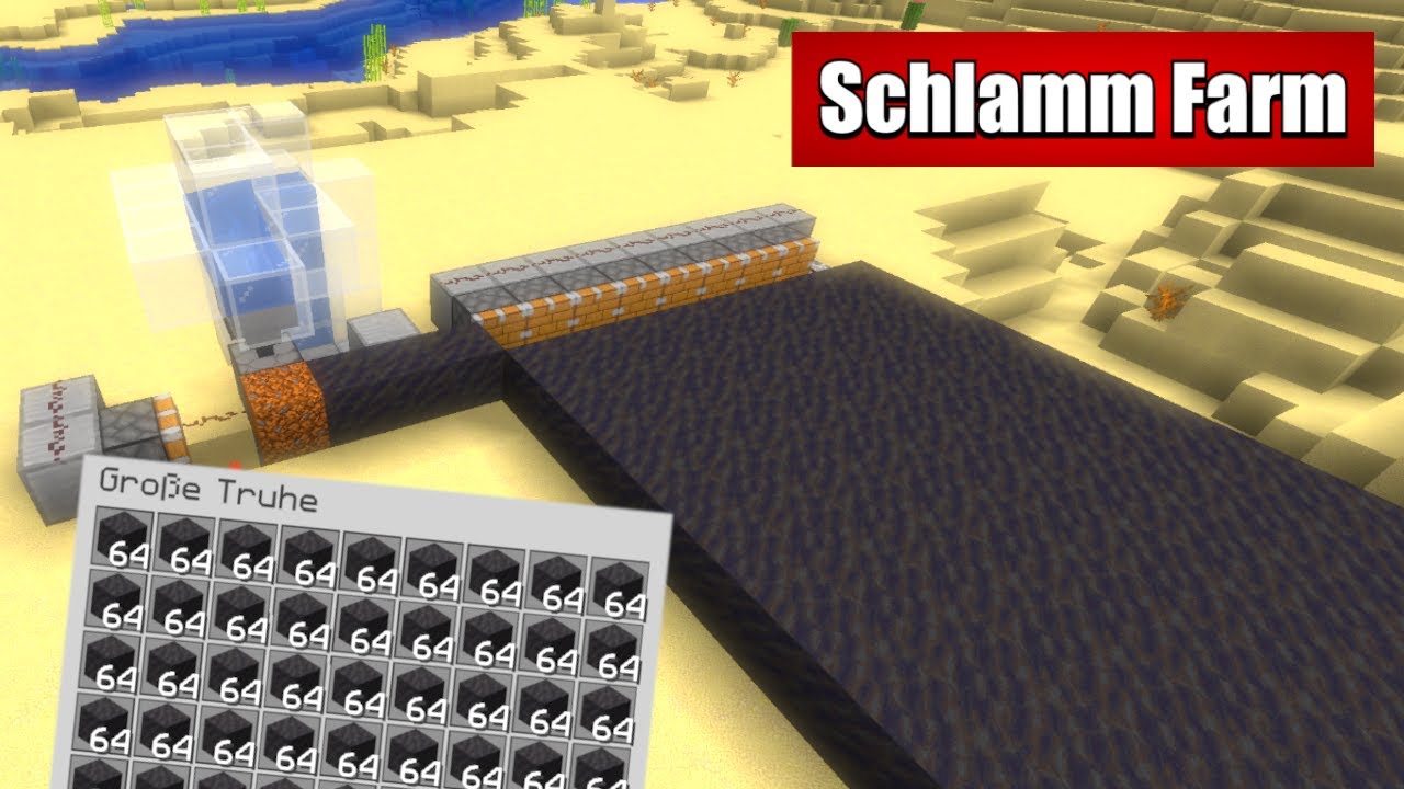 Minecraft Redstone Schlamm Farm Tutorial - YouTube