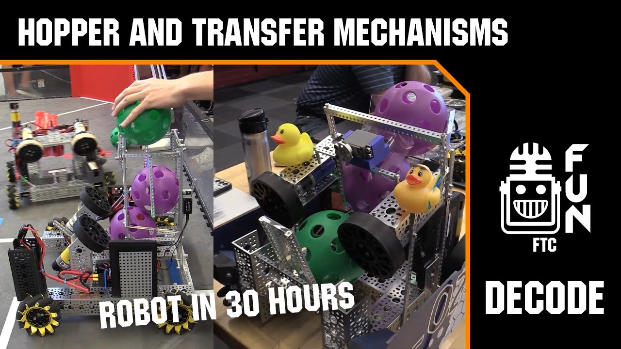 DECODE Hopper and Transfer Prototypes | #firsttechchallenge - YouTube