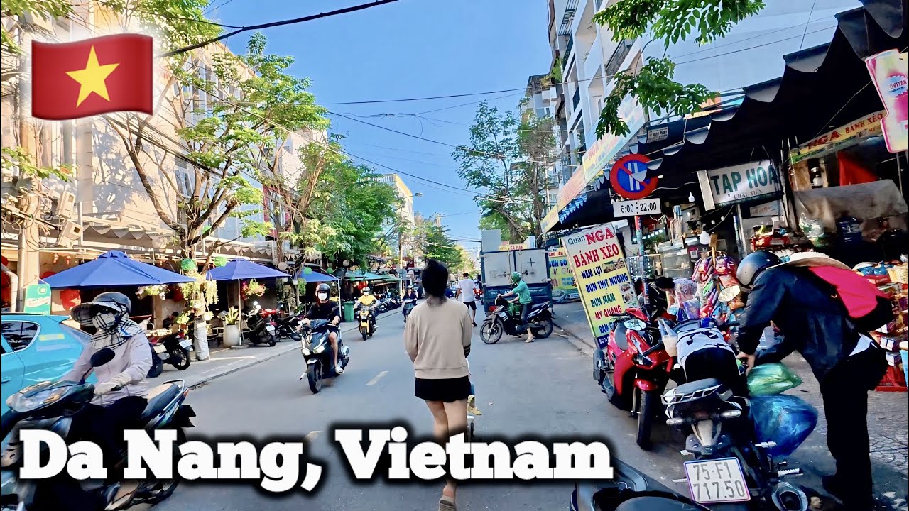 Street Food Paradise in Da Nang, Vietnam Walking Tour - YouTube