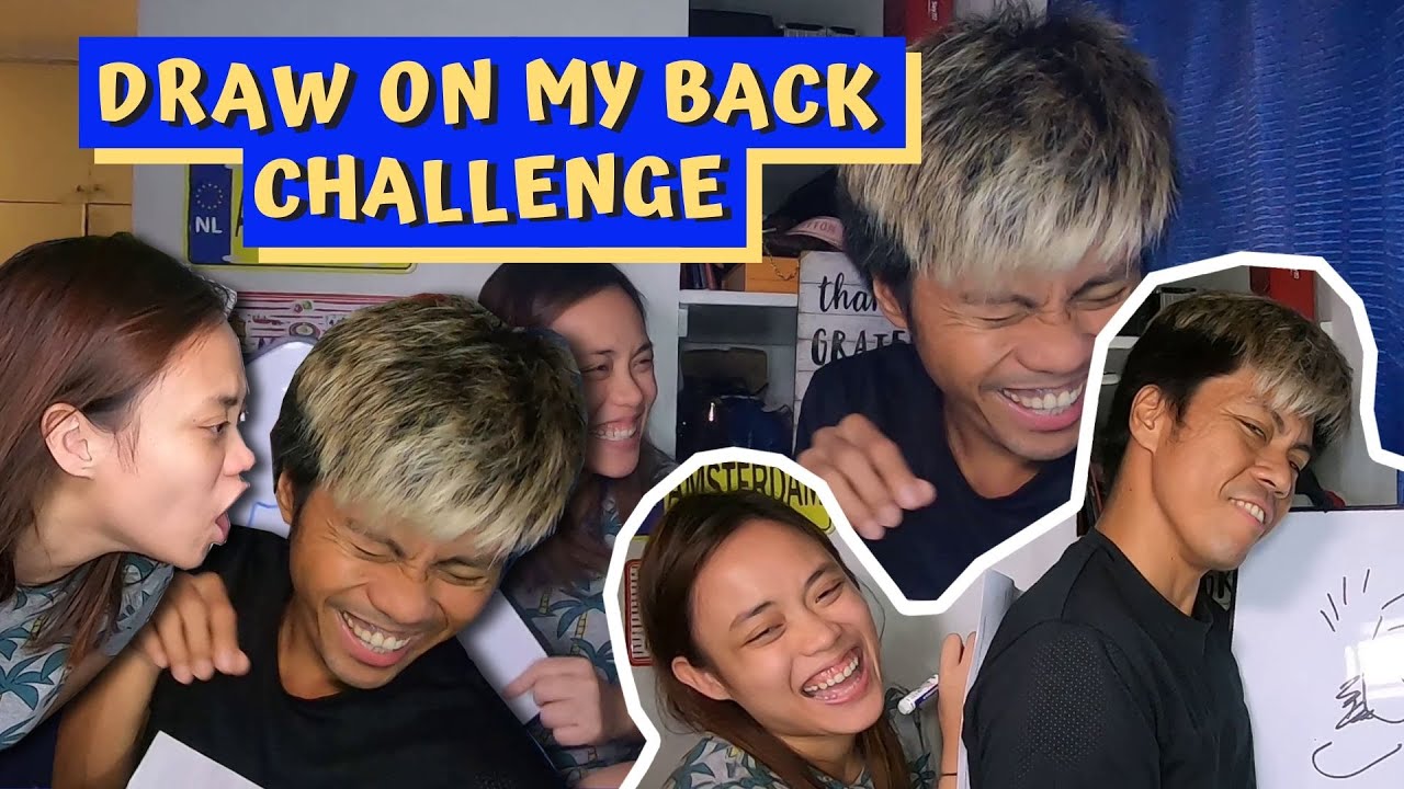 DRAW ON MY BACK CHALLENGE | #KimJeLockdownSerye Ep24 - YouTube