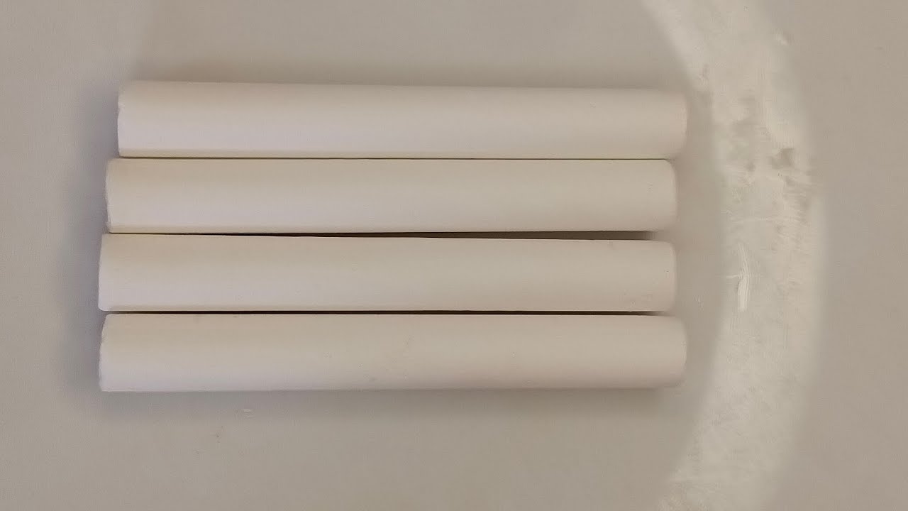 4 pcs white chalk scraping video #asmr #chalk #sound #satisfying - YouTube