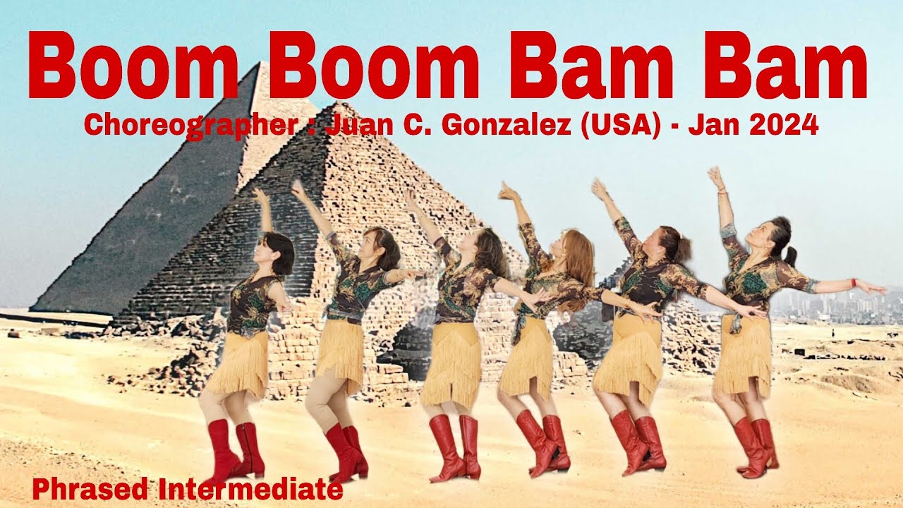 TGIF | Boom Boom Bam Bam | LINE DANCE | Phrased Intermediate | Juan C ...
