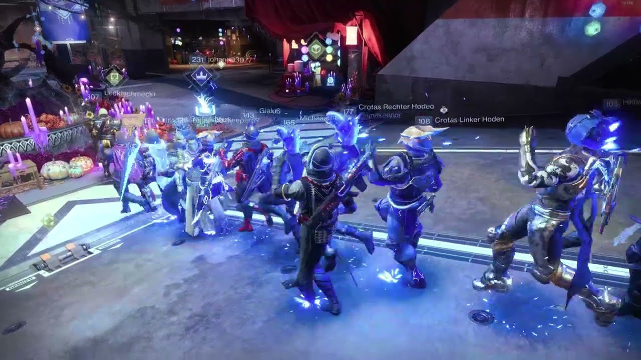 Destiny 2 Running Emote Event in the tower #HDR #PC #gameplay # ...