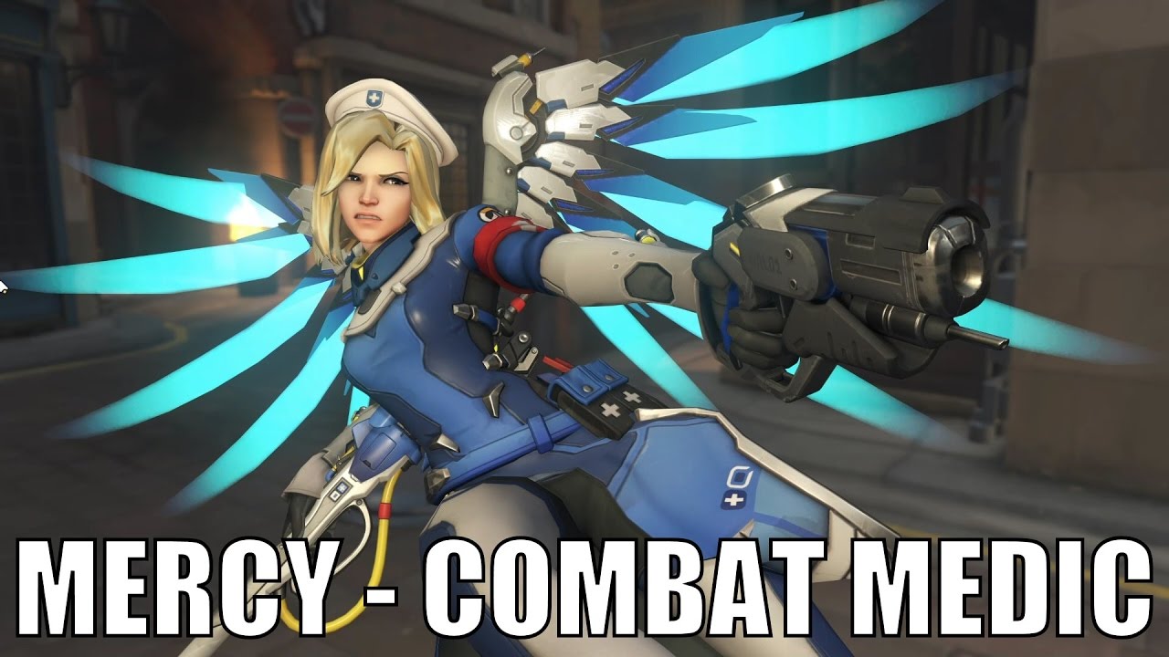 Mercy - Combat Medic Ziegler - Overwatch Insurrection Skin Spotlight ...