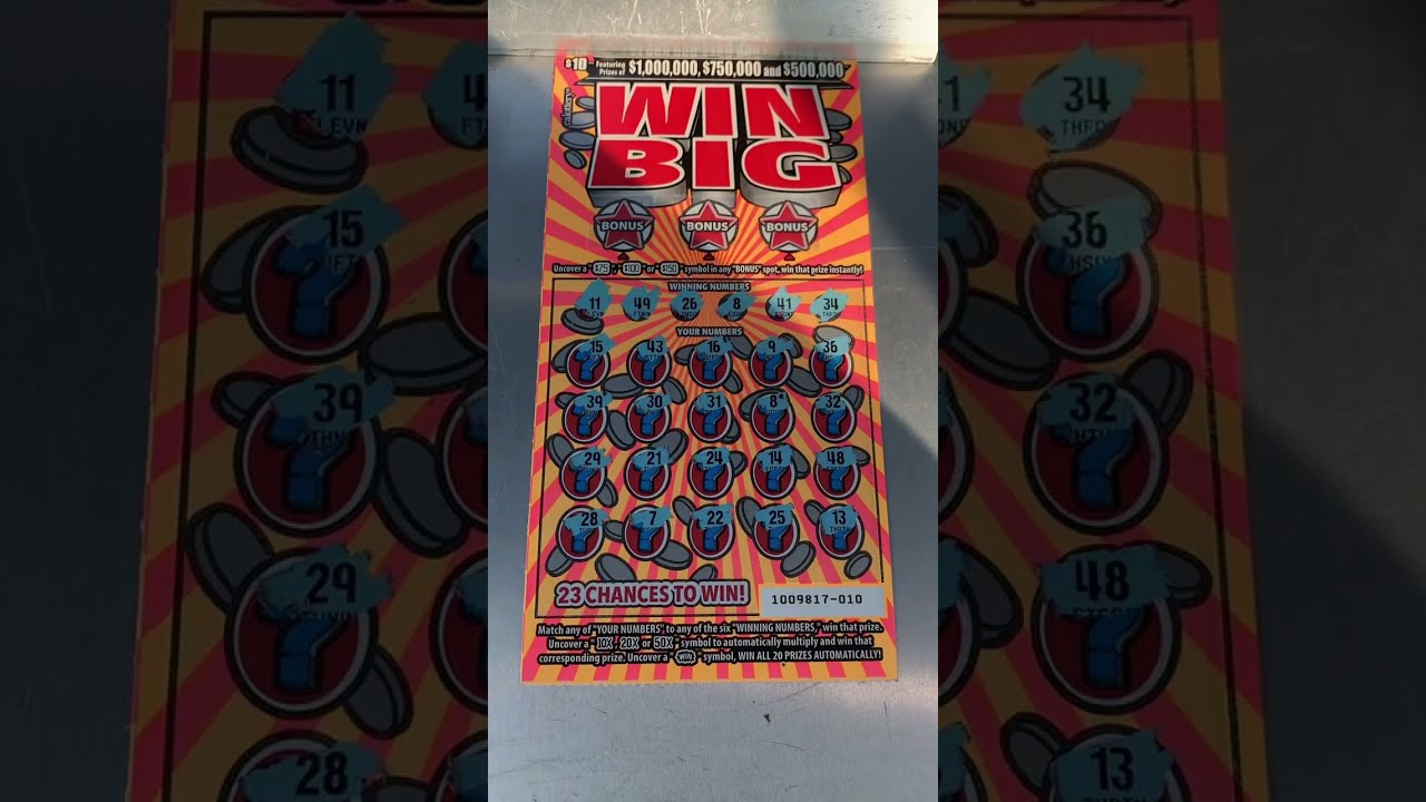 CA Win Big Scratch Off Ticket - YouTube