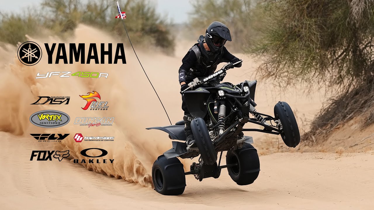 Yamaha YFZ450R SE: Ride to the Swing Set - Glamis Sand Dunes, CA - 4K ...