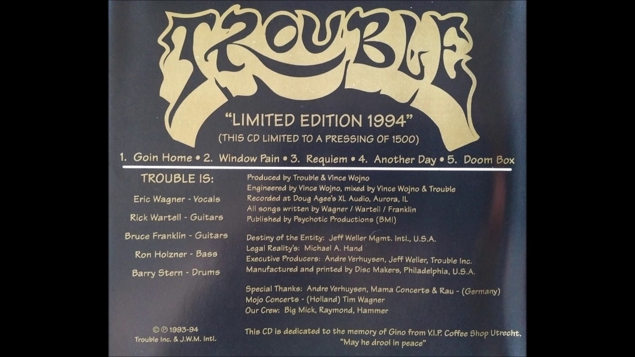 TROUBLE - One For The Road (EP 1994) - YouTube Music