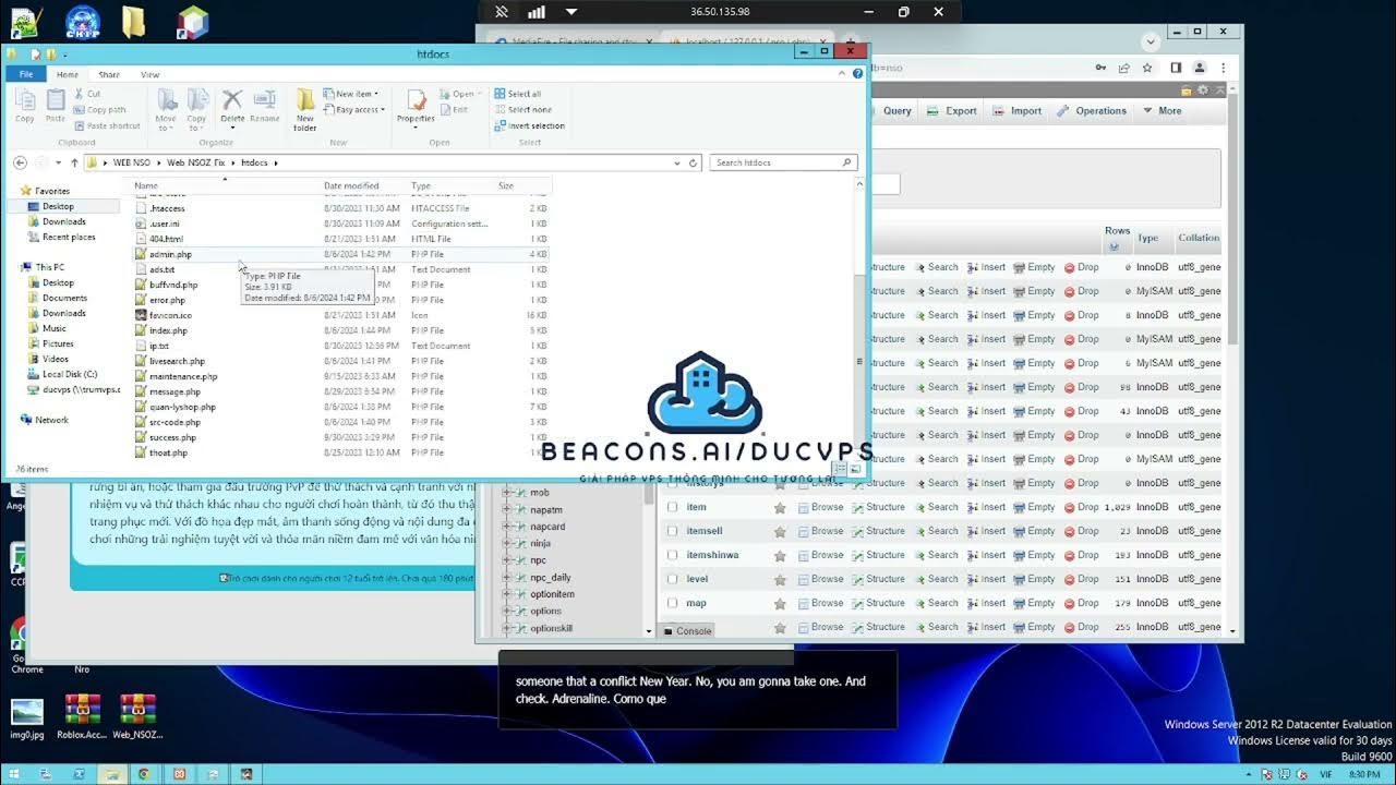 SHARE SRC CODE WEB NSO NROZ BẢN ĐẸP VÀ CÁCH CÀI WE - YouTube