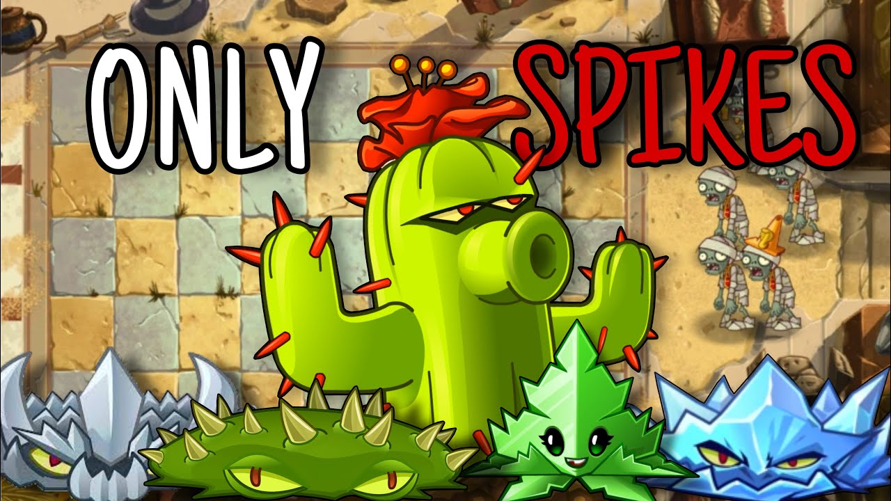 Can I Beat Plants vs Zombies 2 with ONLY SPIKES?... (PART 1) - YouTube