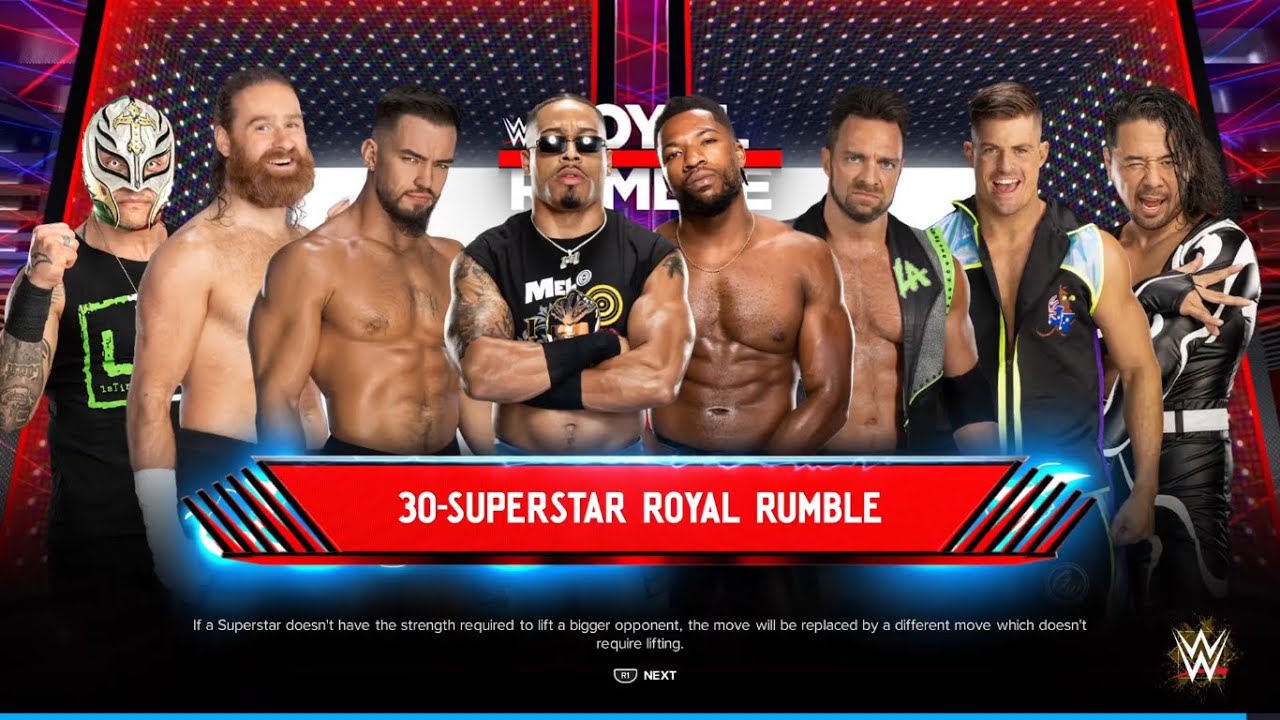 WWE 2K24 | 30-Man Royal Rumble | Royal Rumble - YouTube