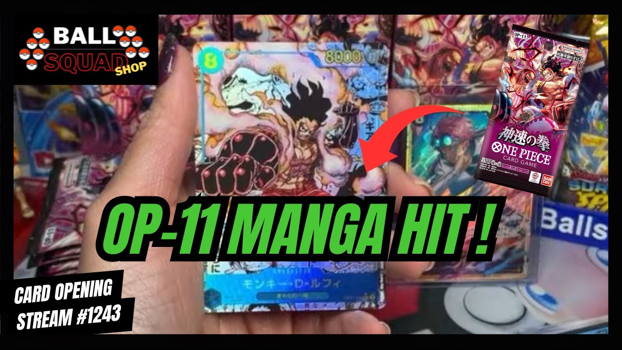 Pokémon LIVE SHOP - OPENING Surging Sparks, One Piece OP-11 Fist of ...