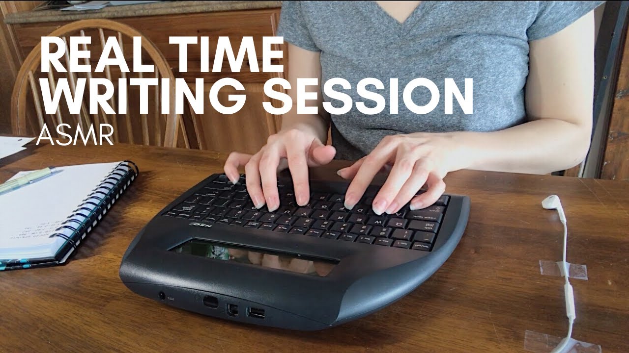 Write With Me #2 // ASMR Real Time Writing Session - YouTube
