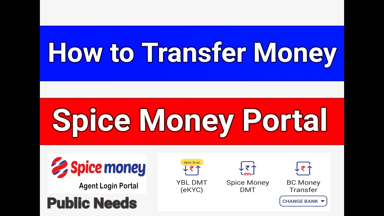 How to Transfer Money_ Money Transfer in Spice Money Kannada Video ...